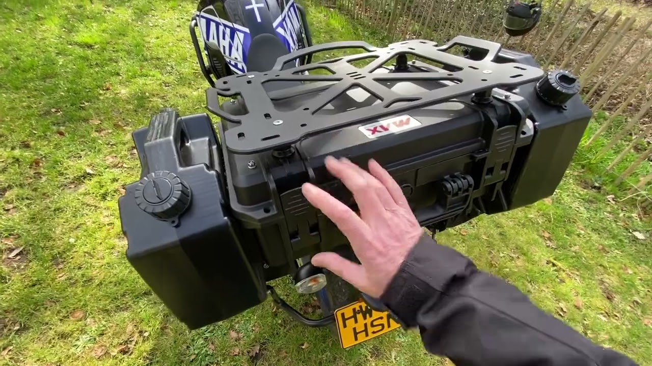 OVERLAND RIDER PELICASE TOP BOX WITH INTEGRATED FUEL/WATER CARRYING ...